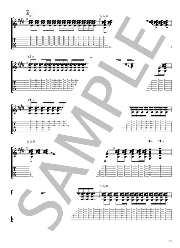 【楽譜】ROLLIN' / 鬼束 ちひろ / 鬼束 ちひろ (ギター弾き語り / 初級) - Piascore 楽譜ストア