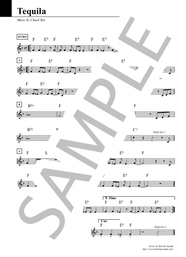 【楽譜】Tequila / テキーラ / ファンク＆ソウル・スタンダード・ライブラリ / The Champs (メロディ / 入門 ...